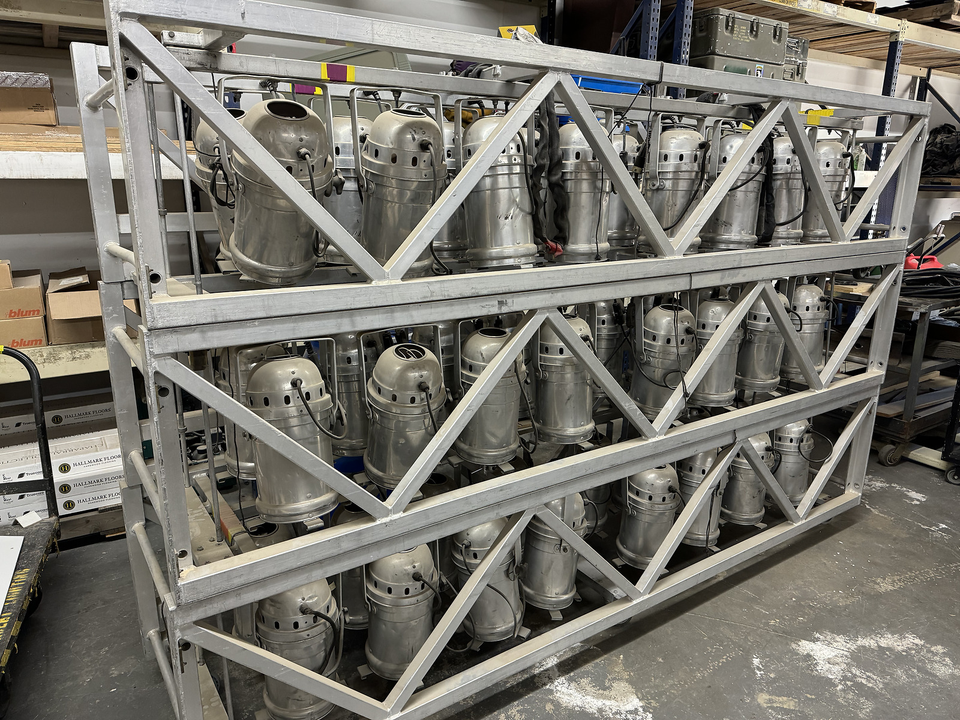 PRT double hung Par Can Fixture Stage Lighting Pre Rig Truss Production ...