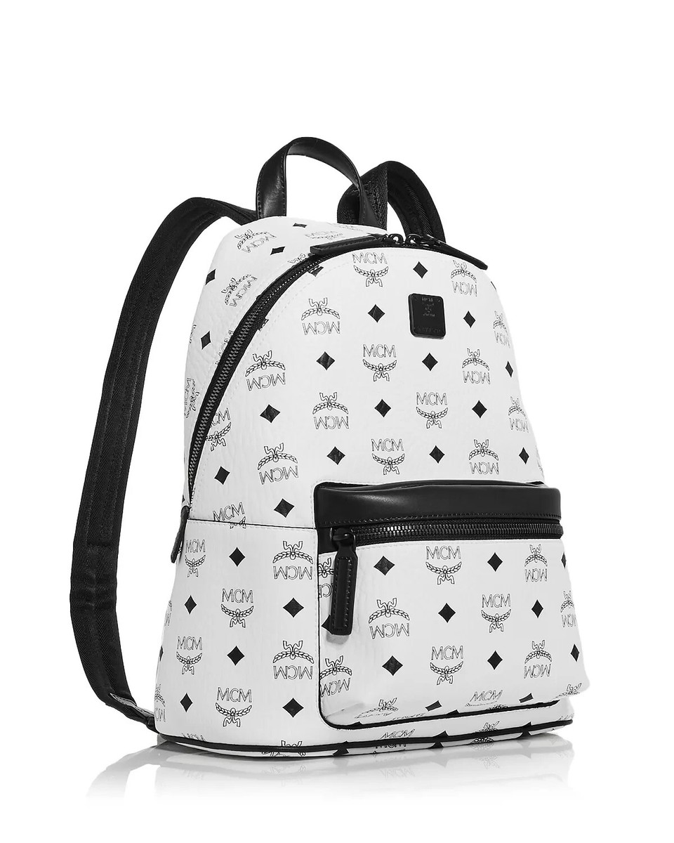 MCM Stark Backpack in Visetos - White | eBay MCM Stark Backpack in Visetos - White | eBay