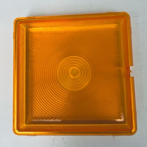 Amber/ Orange Square Indicator lens for Ifor Williams Trailers ...