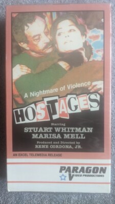 BRAND NEW Hostages 1984 Paragon Video VHS Stuart Whitman Horror Action ...