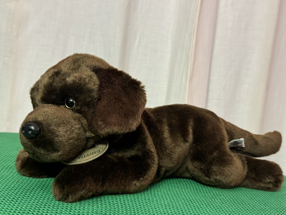 Yomiko Classics Chocolate Labrador Plush Lab Dog 20" large Stuffed ...