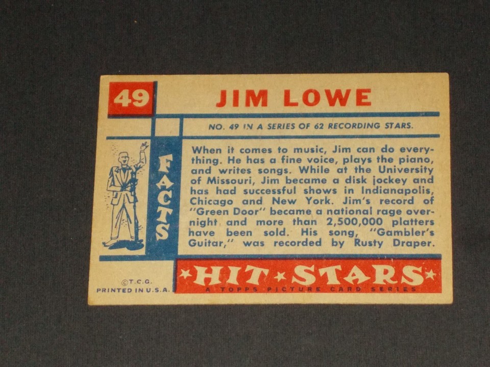 Hit Stars (R710-3), Topps, #68, Burt Lancaster, VERY NICE CARD !!! | eBay