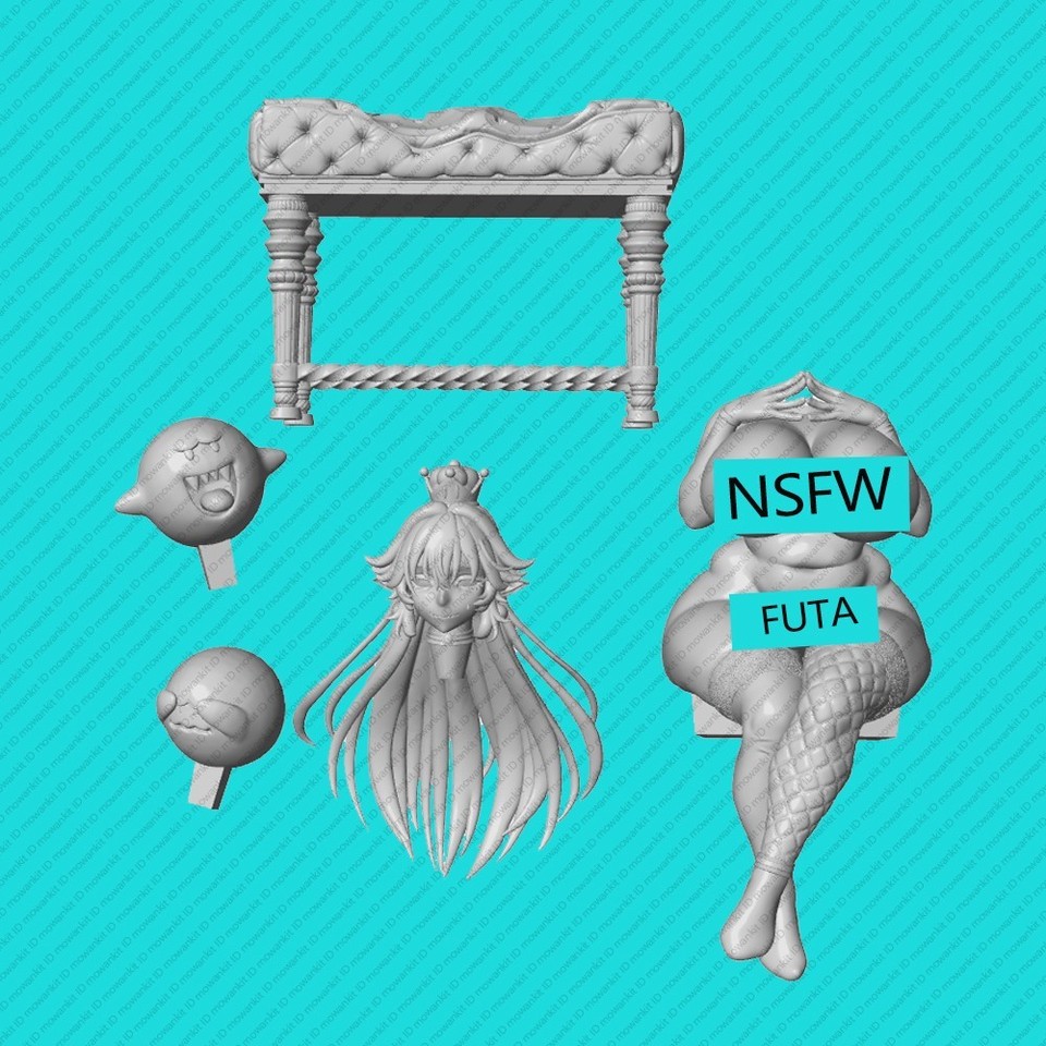 1/24 Resin Figure Sexy Boosette Girl FUTA NSFW Unpainted Unassembled ...