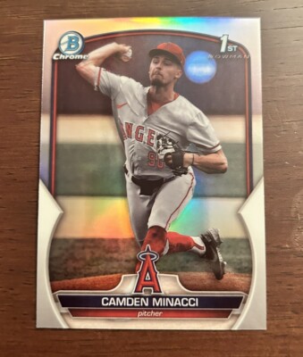 2023 Bowman Chrome Baseball #BDC-23 Camden Minacci 1st Bowman Refractor ...