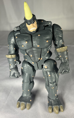 Marvel SHAPE SHIFTERS 1999 ToyBiz Rhino Transforms Into Raging Rhino | eBay