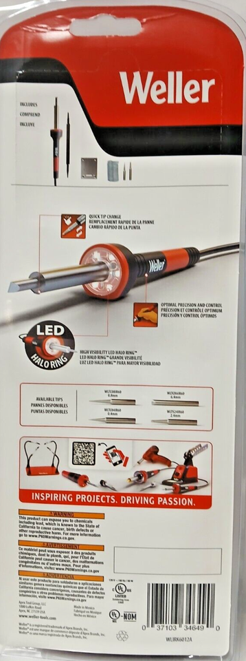 WELLER 60W Soldering Iron Kit Item WLIRK612A NEW | eBay