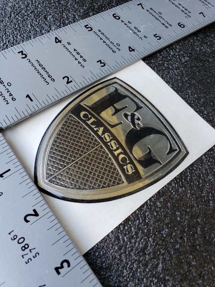BRAND NEW E&G CLASSICS OFFICIAL LOGO GRILLE EMBLEM | eBay