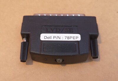 EXCELLENT Dell 68-pin Mini-Centronics 16-bit SCSI Wide LVD/SE Active ...