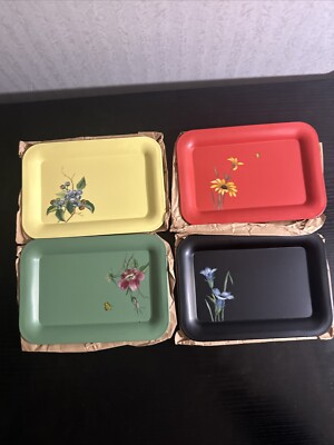 Vintage Social Supper Trays American Art Works Ohio Alcohol Chip ...