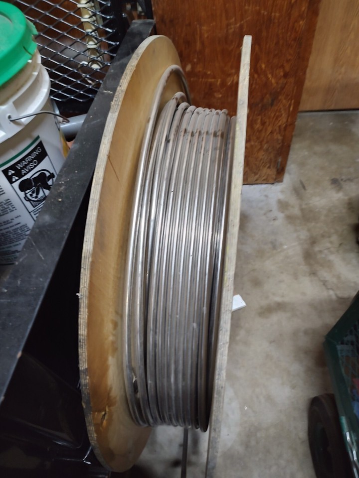 316 Stainless Steel Tube 1/2" OD x .065" Wall x 100' SEAMLESS MILL ...