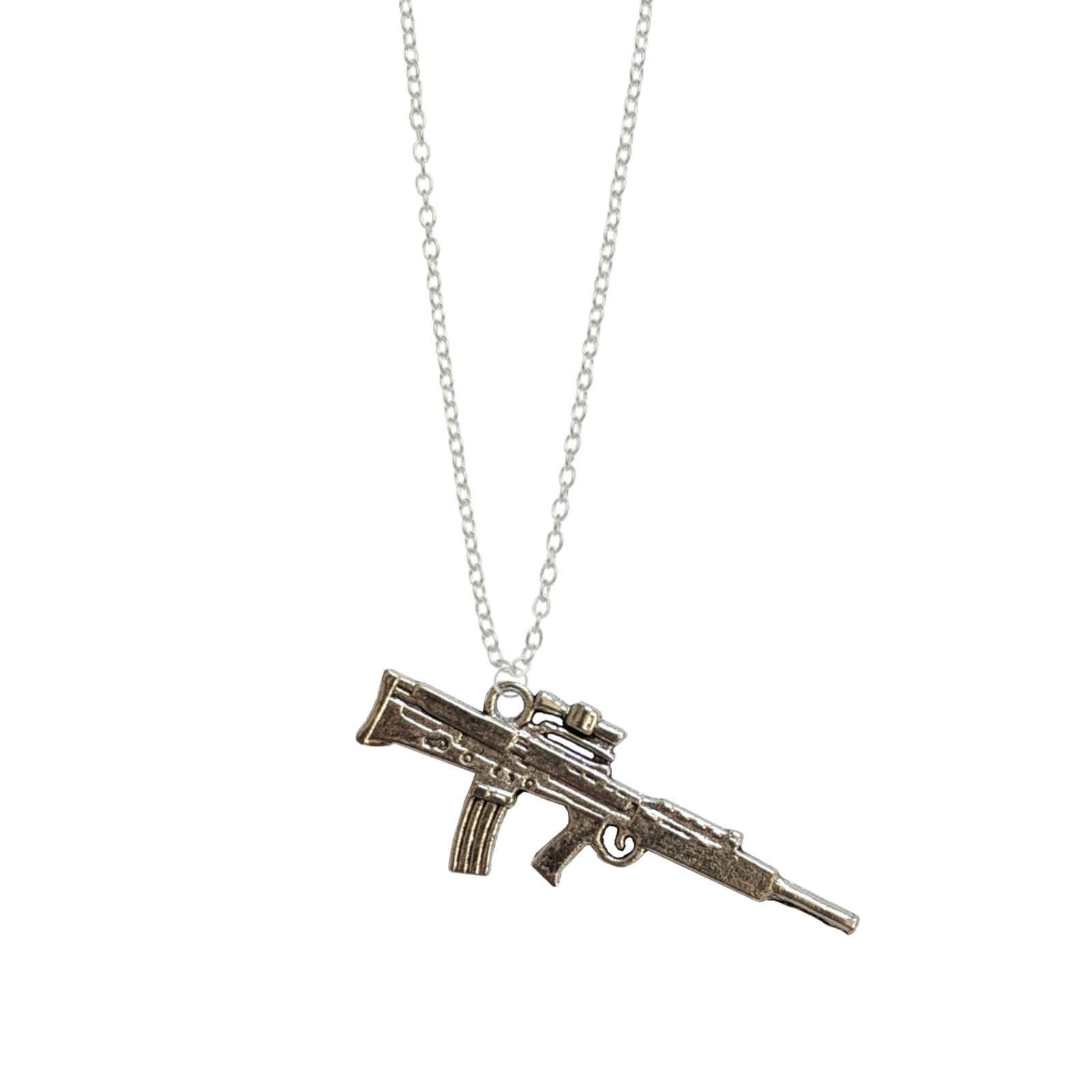 Assault Rifle Necklace Machine M4 Gun Jewellery Replica Pendant Gift ...