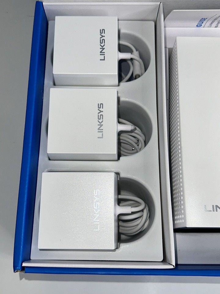 Linksys Velop Tri-Band Mesh WiFi System Model No. WHW03 White Set Of 3 ...