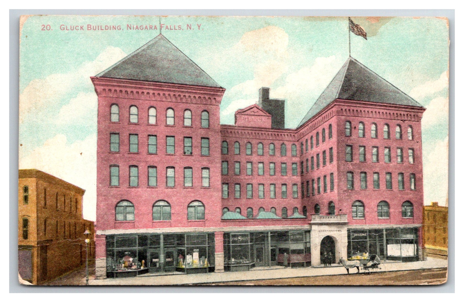 Gluck Building Niagara Falls DESTROYED BY FIRE! | eBay