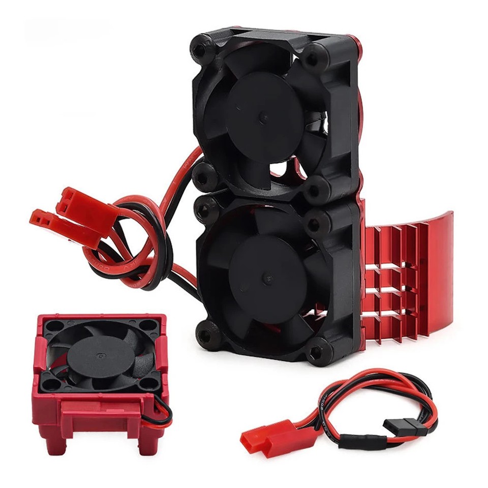 Vxl-3S ESC Cooling Fan and Motor Dual Fan Set Compatible with Traxxas ...