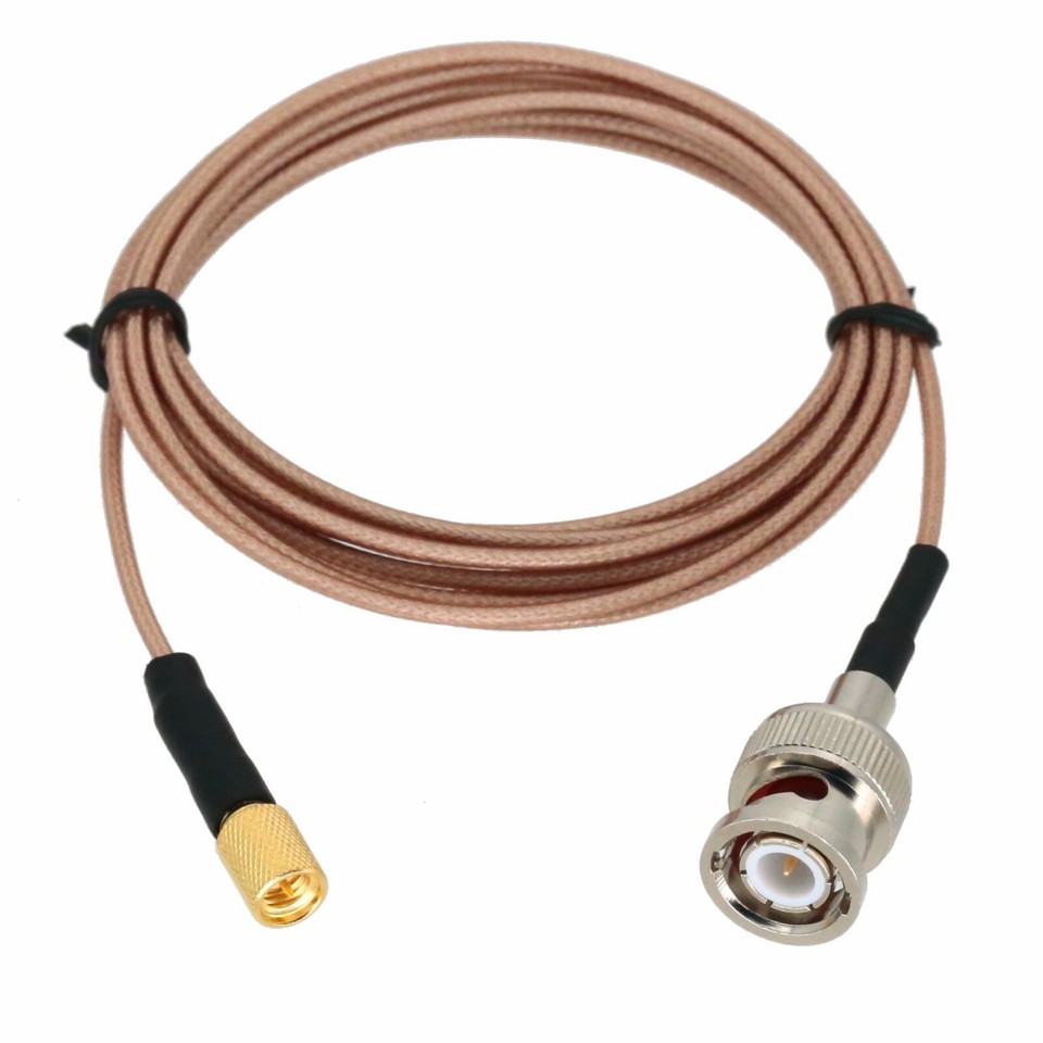 10-32 Microdot Plug to BNC Male 2~10M Cable For NDT GE Panametrics ...