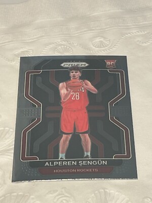 2021-22 Prizm Basketball #318 Alperine Sengun RC Emergent Insert ...