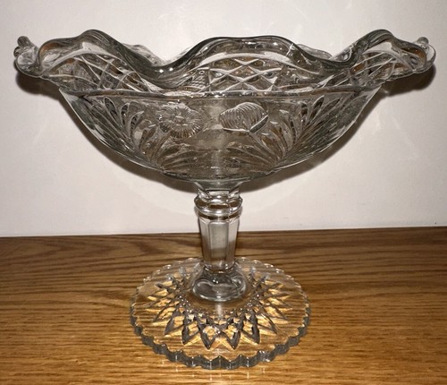 Antique EAPG Beatty & Sons "Horsemint" Compote 6” | eBay