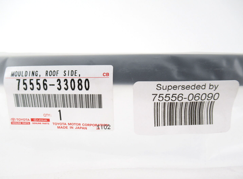 Genuine OEM Toyota 75556-06090 Driver LH Roof Drip Molding 2018-2020 ...