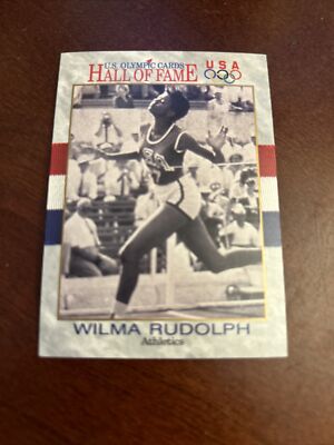 1991 Impel U.S. Olympic Hall Of Fame Card #7 Wilma Rudolph - Athletics ...