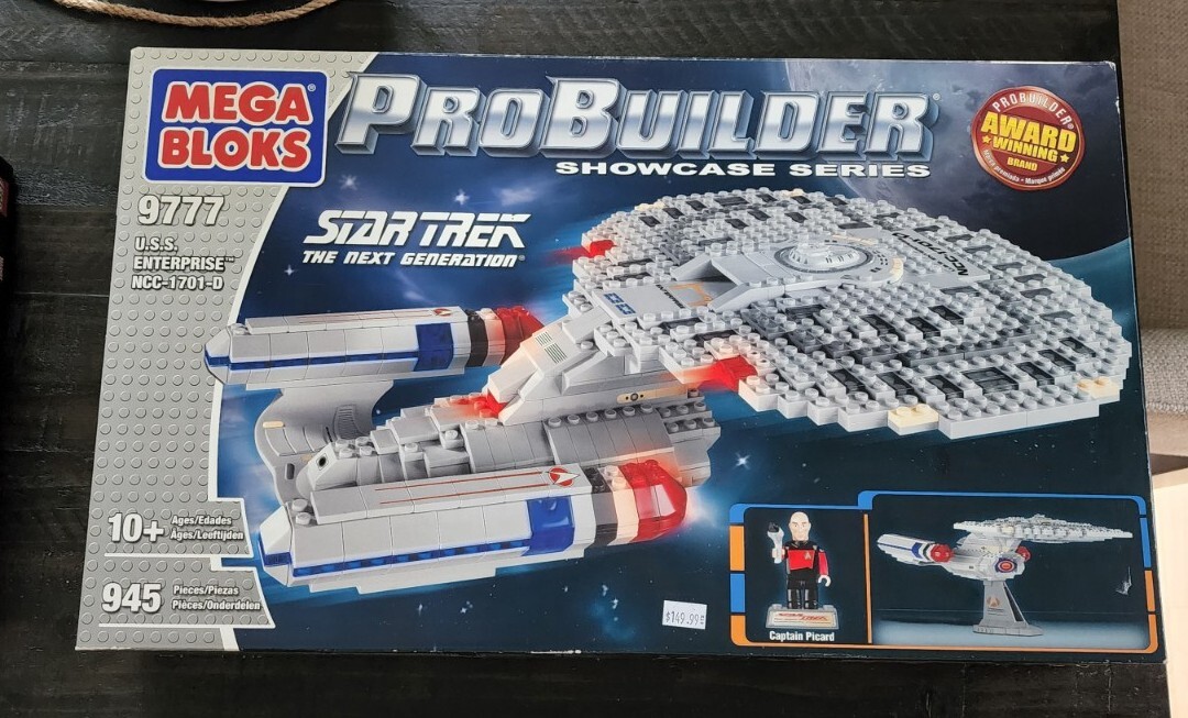 Mega Bloks Probuilder Star Trek The Next Generation USS Enterprise ...