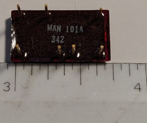 NOS JAN Monsanto MAN 101A LED “+/-” Display – NOT NUMBERS! | eBay