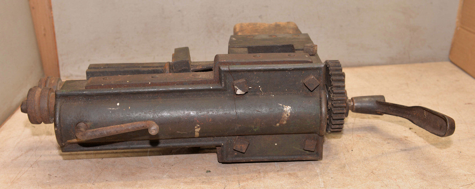 Antique tinsmith crimping and beading machine collectible blacksmith ...