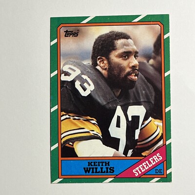 Keith Willis #288 Topps 1986 Football Card Pittsburgh Steelers NM/MT | eBay