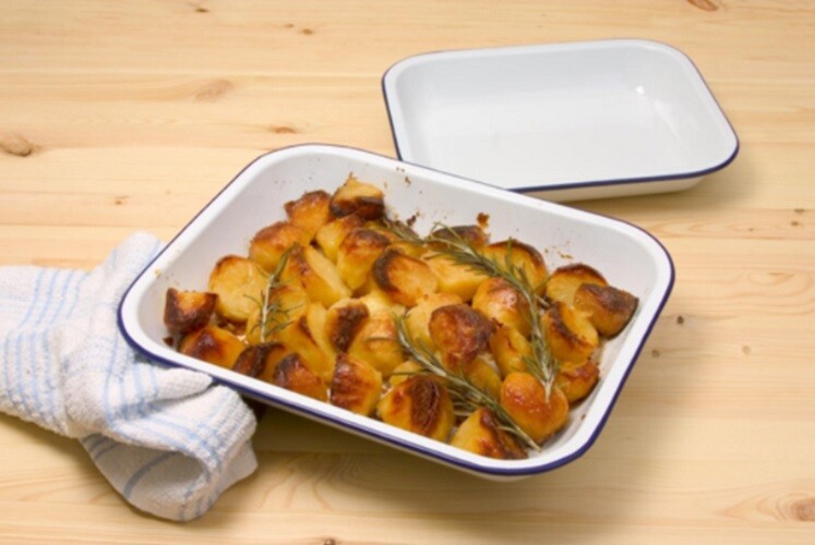 FALCON ENAMEL PIE DISH OBLONG BAKE STEAK PUDDING ASHET BAKING OVEN ...