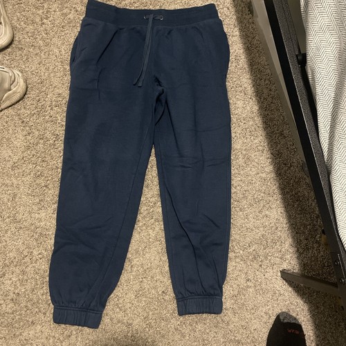Goodfellow Jogger Pants Mens Medium Navy Blue Sweatpants Drawstring ...