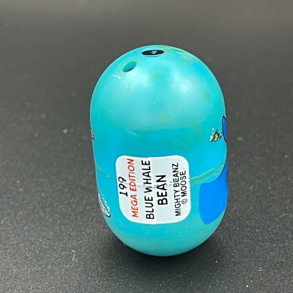 Mighty Beanz Moose Toys Mega Whale Bean Early 2000’s Toy Collectible ...