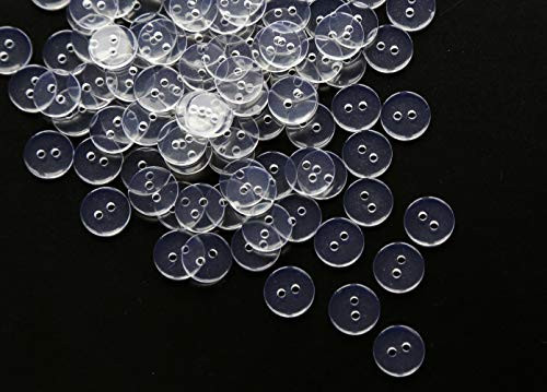 11.5mm(14/32 Inch) Small Size Plastic Clear Buttons,Transparent Button ...