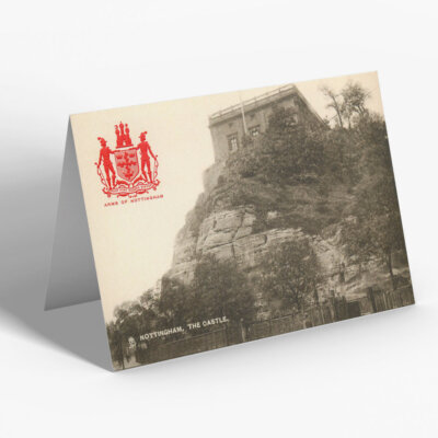 GREETING CARD - Vintage Nottinghamshire - Nottingham. The Castle (a ...