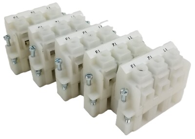 5 Allen-Bradley 1492-ED103 Terminal Block NEMA 3 Pole Pull-Apart White ...