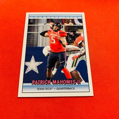 Patrick Mahomes II .. PINK .. Texas Tech / Chiefs .. 2022 Chronicles ...