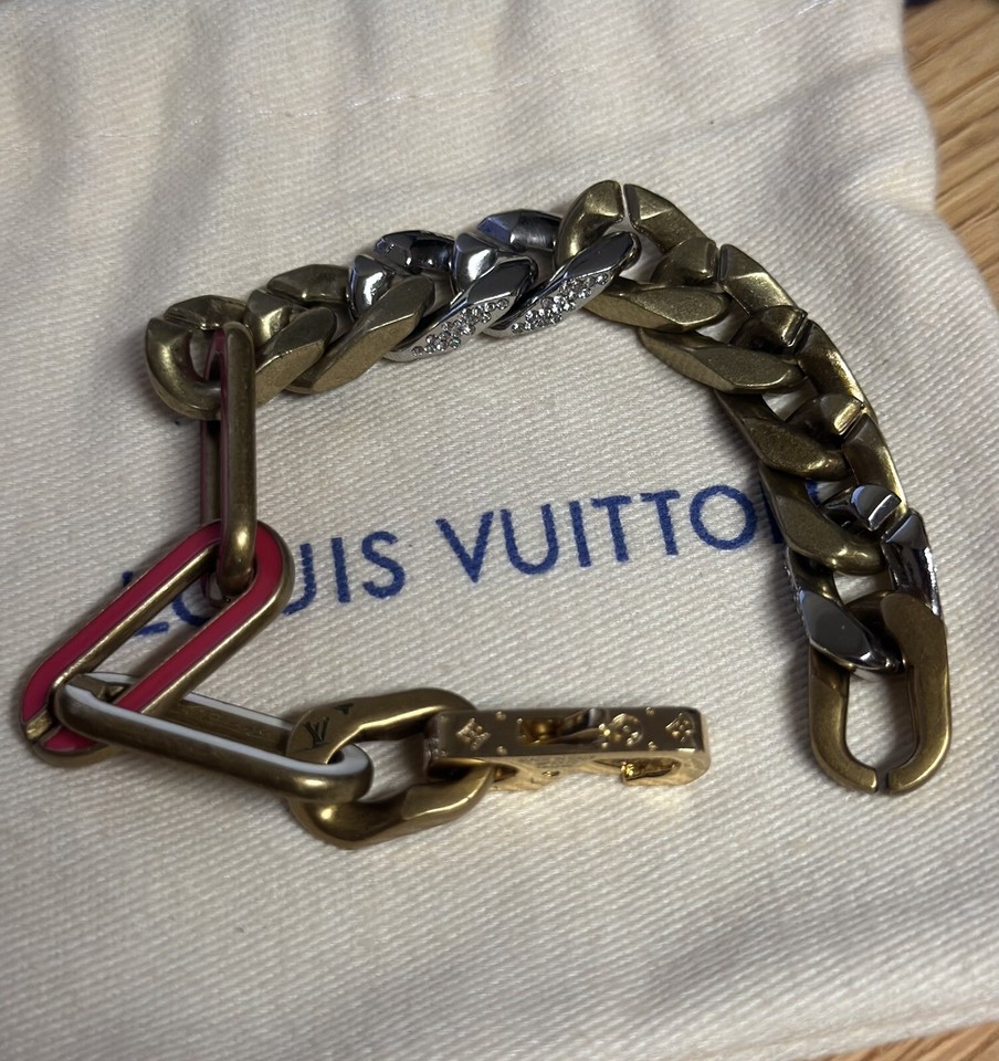 Louis Vuitton Multicolor Chain Link Bracelet | eBay