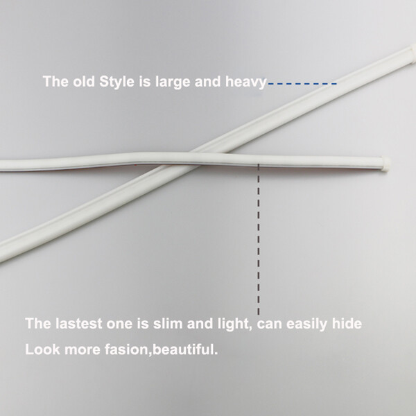 2X 10W White 60cm 24" Slim LED Soft Tube Light Bar For Car Motorbike ...