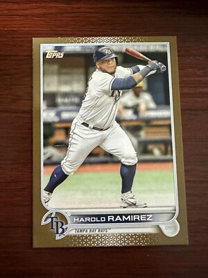 2022 Topps Update Harold Ramirez Gold /2022 Rays #US67 | eBay