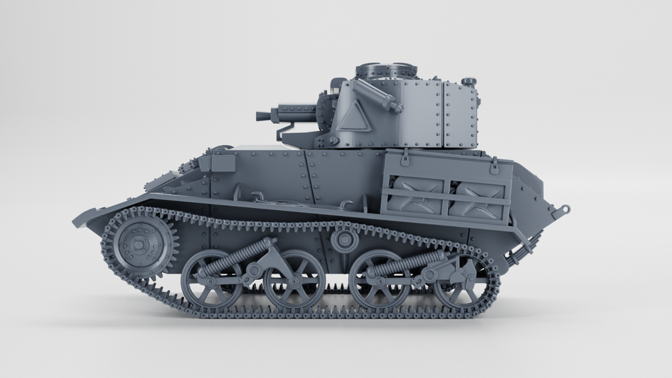 WW2 UK VICKERS LIGHT TANK MK.VI ,3D PRINTED, MANY SCALES AVAILABLE | eBay