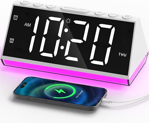 Super Extremely Extra Loud Alarm Clock for Very Heavy Sleeper Battery ...