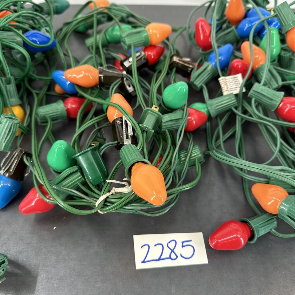 Vintage Light Strand Christmas Lights Multi Color 3 Sets See ...