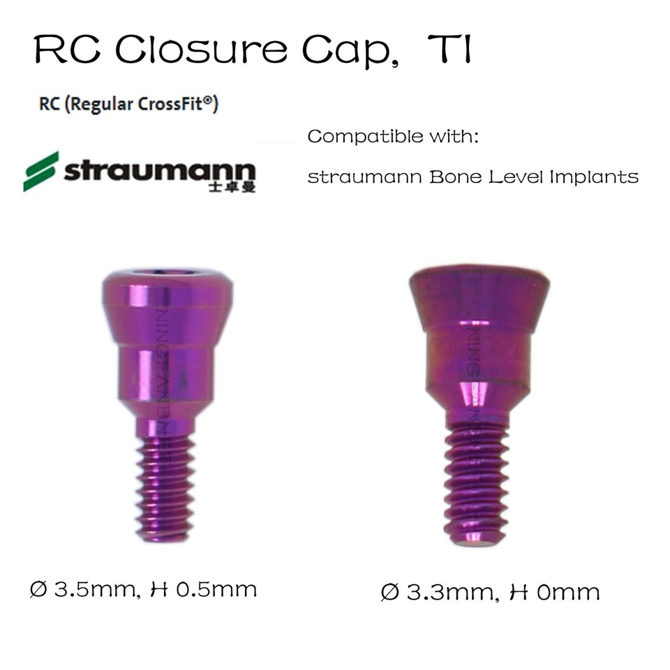 Closure Cover Screw RC/NC Fits Straumann ITI Bone Level/BLT Healing ...