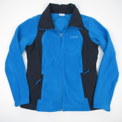 Columbia Women's Blue Full Zip Fleece Jacket Size Large | eBay