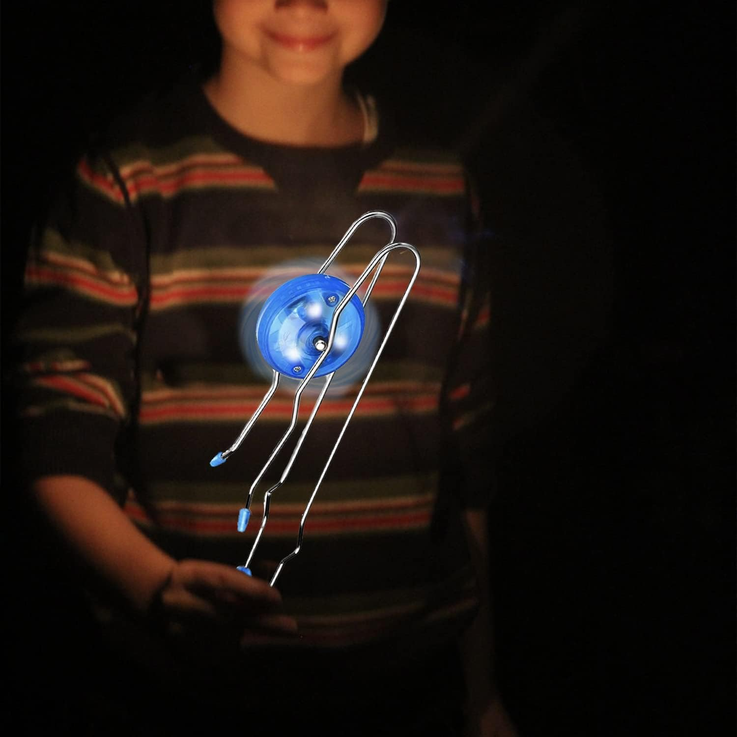 3PCS Retro Magic Rail Twirler - Light up Magnetic Gyro Wheel for Kids ...