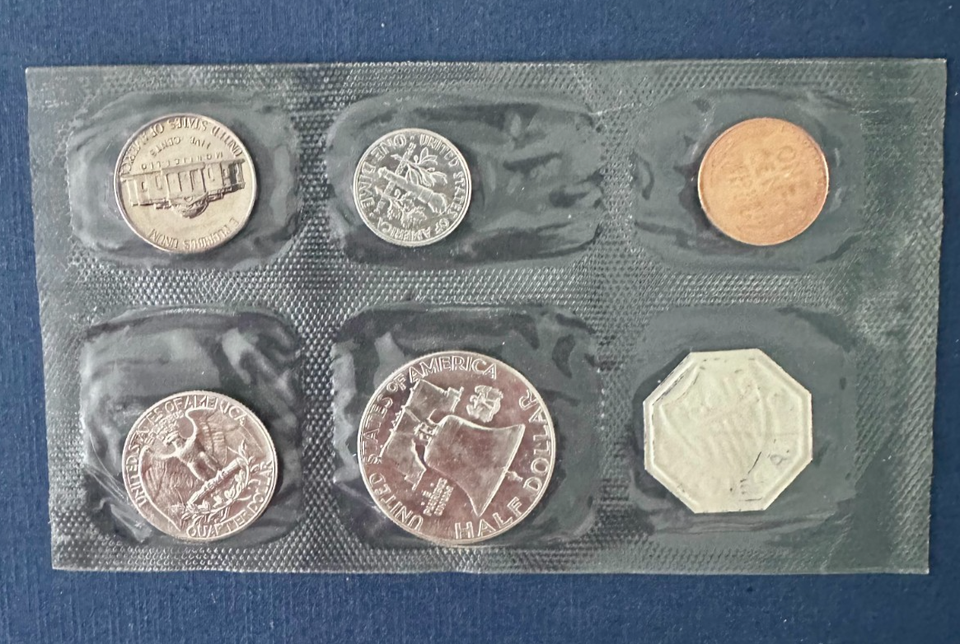 1956 US Mint Proof Coin Set - 5 Coins - Gem Proof in Original Packaging ...