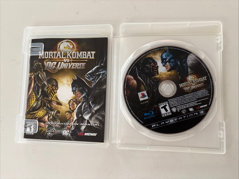 Batman PS3 Lot: Arkham Asylum, Arkham City, Mortal Kombat Vs DC ...