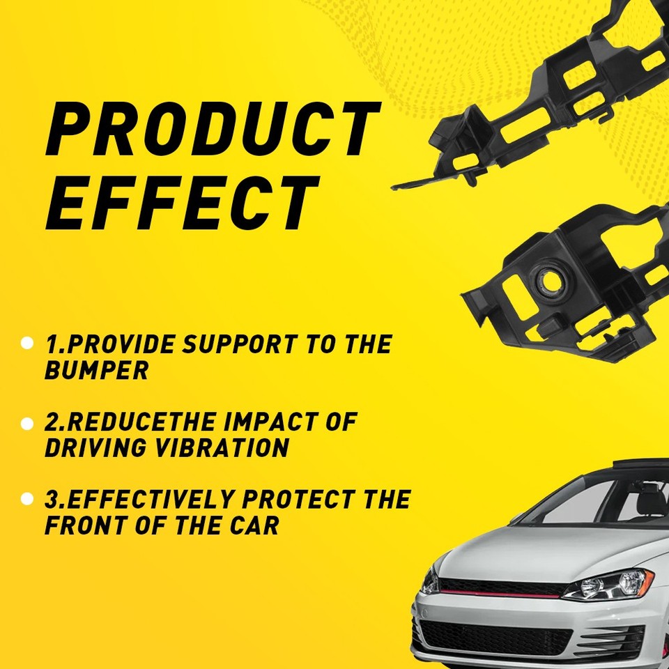 Bumper For Bracket 2015-2016 Volkswagen GTI Golf Front Driver ...