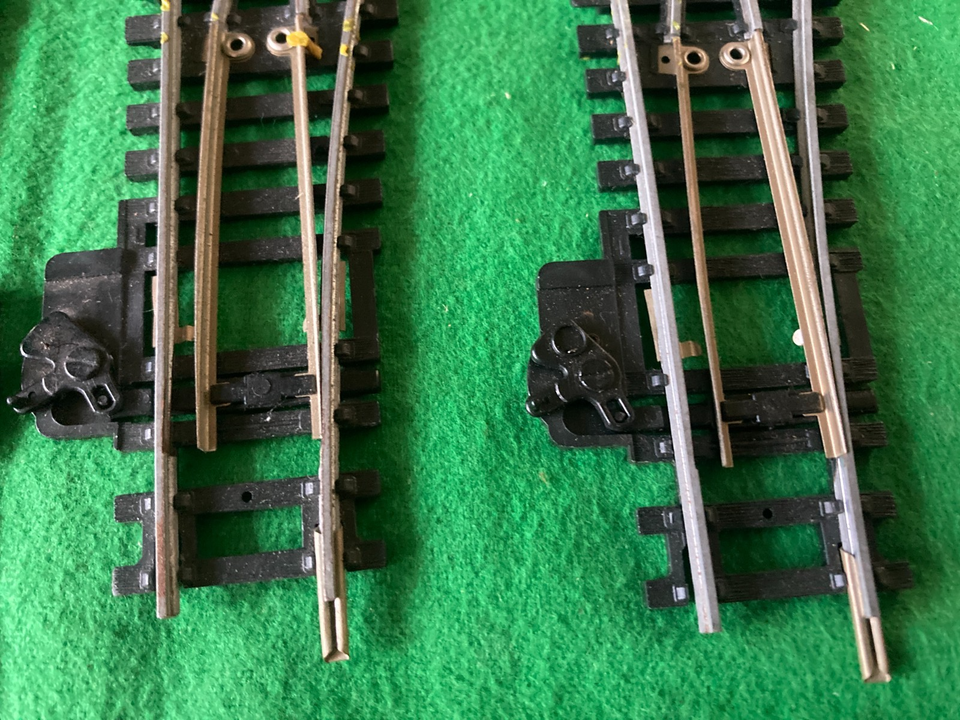 HORNBY OO TRACK POINTS R612 LEFT HAND & R613 RIGHT HAND (4) | eBay UK