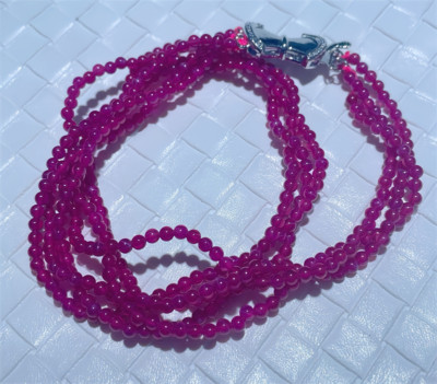 Top quality Pigeon Blood Red Star Ruby Lab-Created Kink Shape Beaded ...