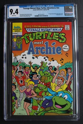 TMNT MEET ARCHIE #NN Origin 1990 JOSIE & PUSSYCATS April O'Neil DECARLO ...