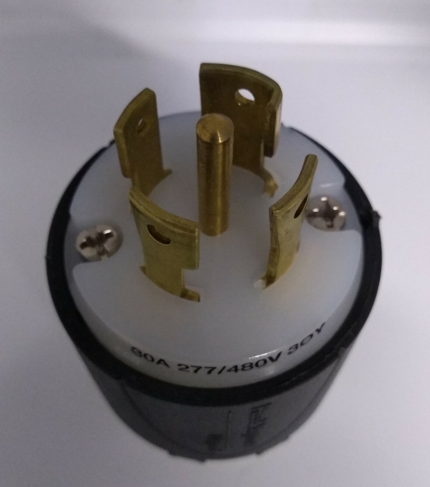 Pass Seymour L2230P 30A 480V 3 Phase Industrial Grade TurnLok Plug FREE ...